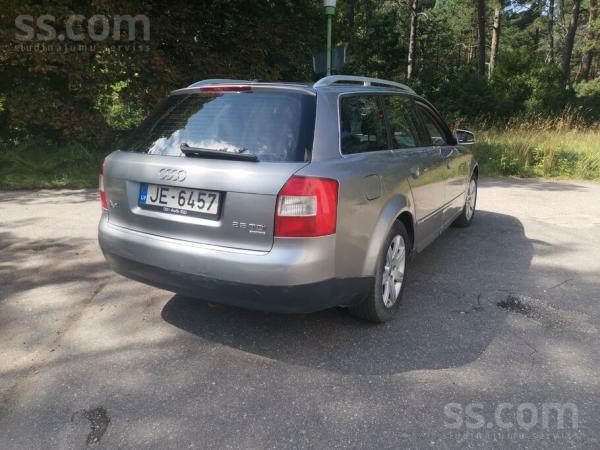 Audi A4 2004 Jūrmala, ar dzinēja tilpumu 2.50 L un nobraukumu 435 tūkst. km par 1650 €, foto 6 vietnē AUTOMOTO.COM.LV