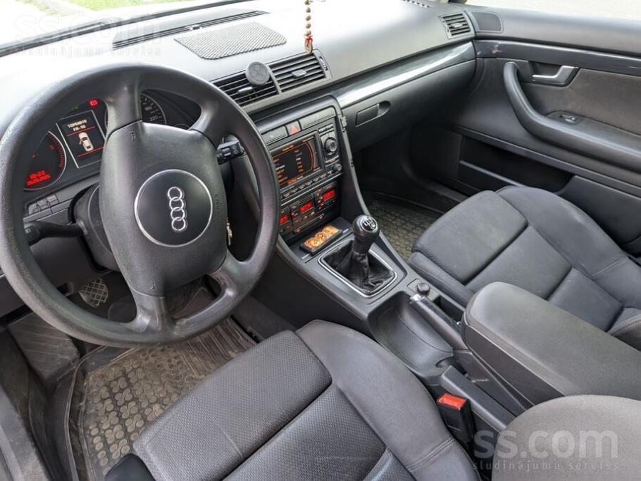 Audi A4 2004 in Riga, with an engine capacity of 1.90 L and mileage of 352 thousand km for 1550 €, photo 18 on AUTOMOTO.COM.LV