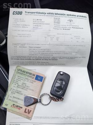 Audi A4 2004 in Riga, with an engine capacity of 1.90 L and mileage of 352 thousand km for 1550 €, photo 21 on AUTOMOTO.COM.LV