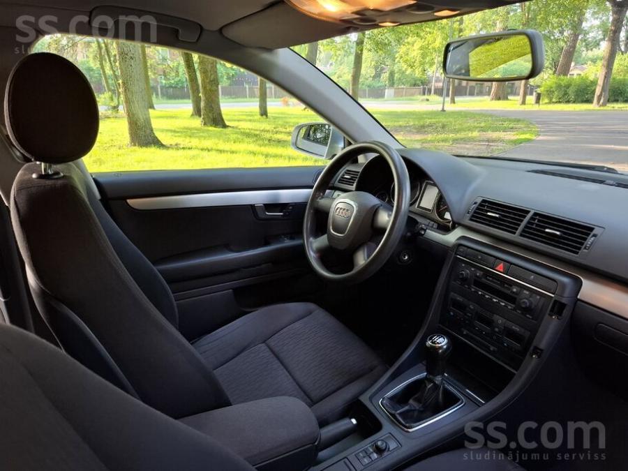 Audi A4 2005 Rīga, ar dzinēja tilpumu 1.90 L un nobraukumu 427 tūkst. km par 2650 €, foto 9 vietnē AUTOMOTO.COM.LV