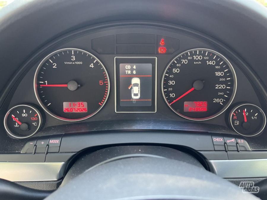 Audi A4 2005 in Ignalina, with an engine capacity of 1.90 L and mileage of 246 thousand km for 3200 €, photo 10 on AUTOMOTO.COM.LV