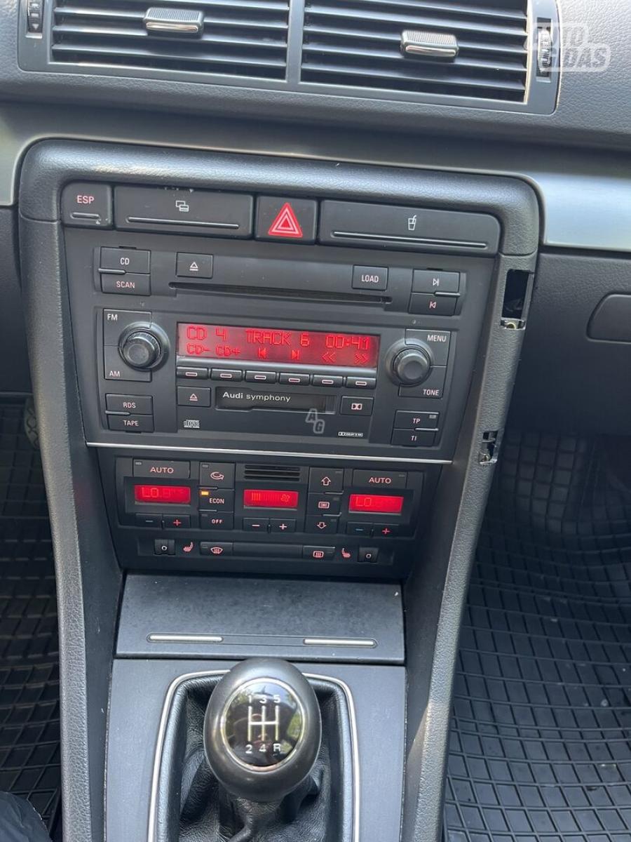 Audi A4 2005 in Ignalina, with an engine capacity of 1.90 L and mileage of 246 thousand km for 3200 €, photo 11 on AUTOMOTO.COM.LV