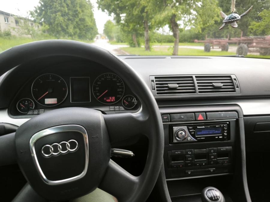 Audi A4 2006 in Telschi, with an engine capacity of 2.00 L and mileage of 400 thousand km for 1450 €, photo 8 on AUTOMOTO.COM.LV