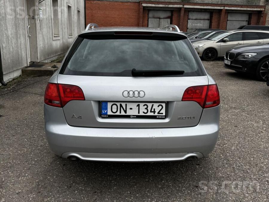 Audi A4 2006 in Daugavpils, with an engine capacity of 2.00 L and mileage of 0 thousand km for 4690 €, photo 6 on AUTOMOTO.COM.LV