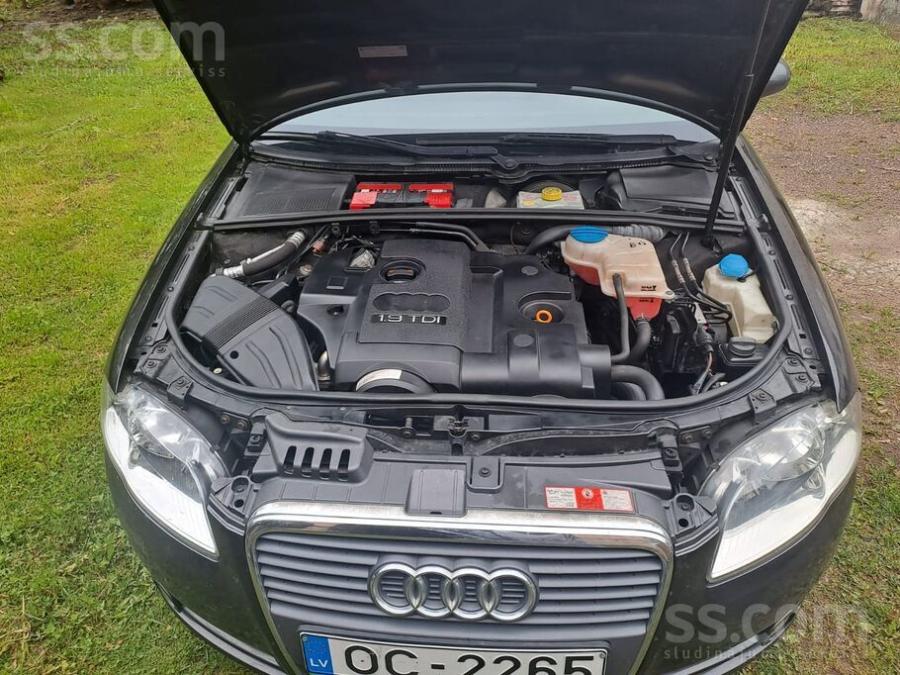 Audi A4 2007 in Daugavpils, with an engine capacity of 1.90 L and mileage of 360 thousand km for 6800 €, photo 7 on AUTOMOTO.COM.LV