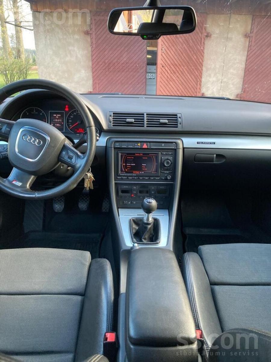 Audi A4 2007 Cēsis, ar dzinēja tilpumu 3.00 L un nobraukumu 397 tūkst. km par 4300 €, foto 8 vietnē AUTOMOTO.COM.LV
