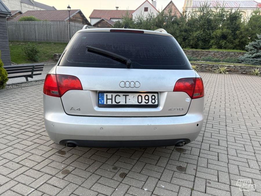 Audi A4 2007 in Vilnius, with an engine capacity of 2.70 L and mileage of 413 thousand km for 2000 €, photo 9 on AUTOMOTO.COM.LV