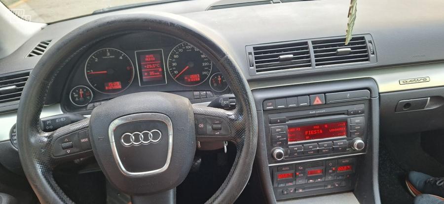 Audi A4 2007 in Vilnius, with an engine capacity of 2.00 L and mileage of 320 thousand km for 2150 €, photo 10 on AUTOMOTO.COM.LV