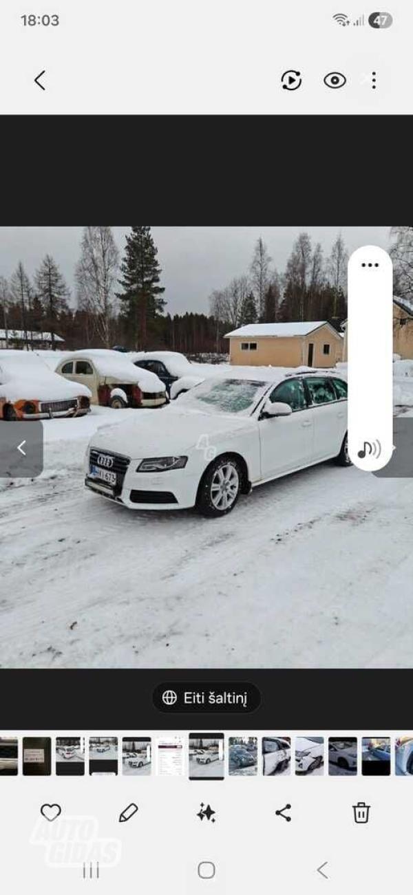 Audi A4 2008 in Kelme, with an engine capacity of 2.00 L and mileage of 400 thousand km for 2200 €, photo 1 on AUTOMOTO.COM.LV