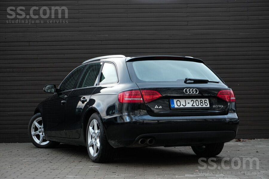 Audi A4 2009 in Riga, with an engine capacity of 2.00 L and mileage of 372 thousand km for 5690 €, photo 4 on AUTOMOTO.COM.LV