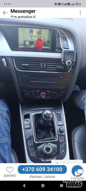 Audi A4 2009 in Kaunas, with an engine capacity of 2.00 L and mileage of 360 thousand km for 3700 €, photo 10 on AUTOMOTO.COM.LV