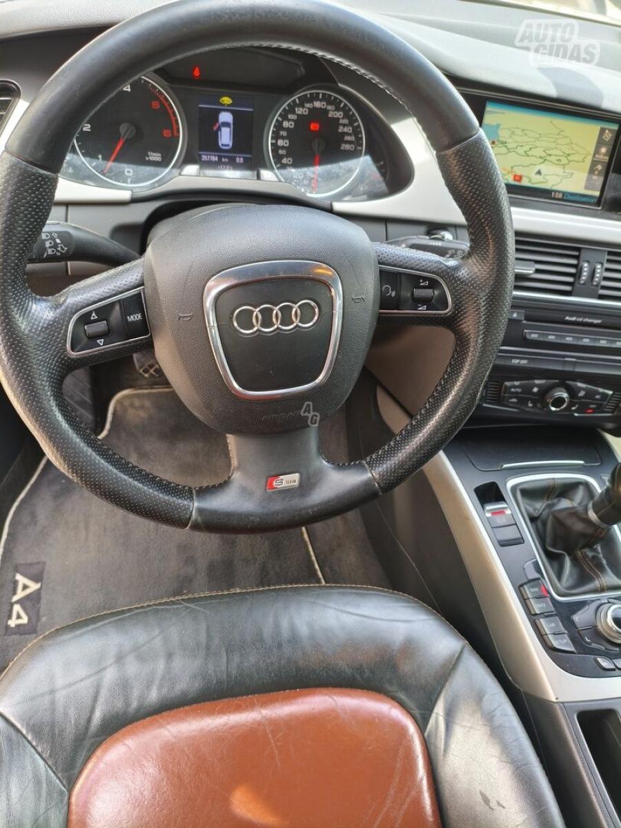 Ауди А4 2009 в Утена, объемом двигателя 3.00 л и пробегом 350 тыс. км за 5600 €, фото 13 на AUTOMOTO.COM.LV