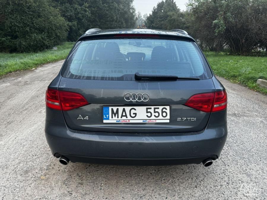 Audi A4 2009 in Siauliai, with an engine capacity of 2.70 L and mileage of 232 thousand km for 4700 €, photo 8 on AUTOMOTO.COM.LV