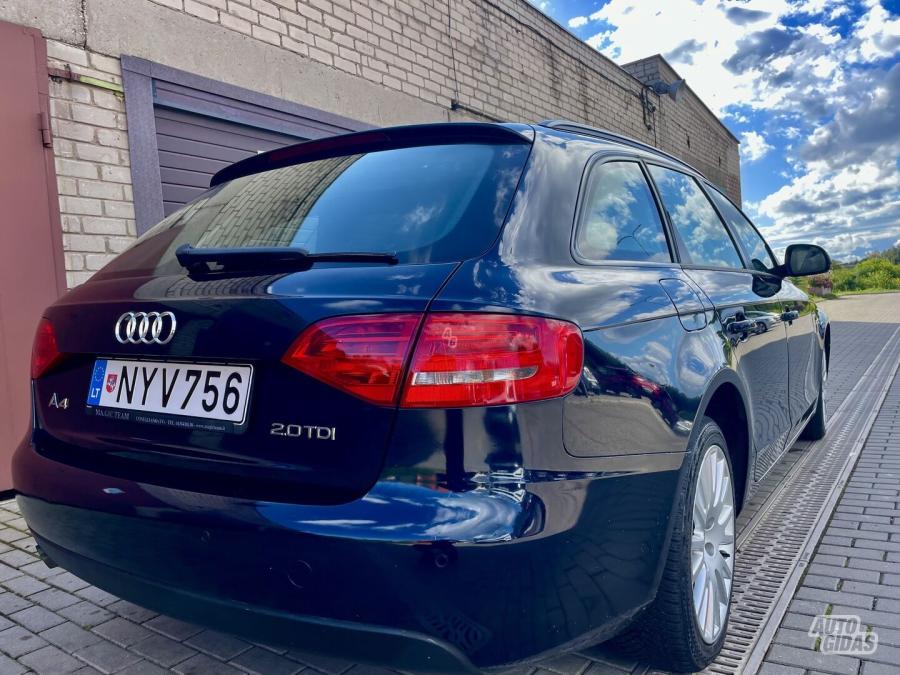 Audi A4 2009 in Kaunas, with an engine capacity of 2.00 L and mileage of 341 thousand km for 3950 €, photo 24 on AUTOMOTO.COM.LV