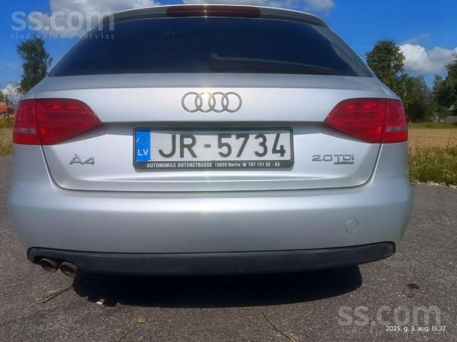 Audi A4 2010 in Riga, with an engine capacity of 2.00 L and mileage of 0 thousand km for 4750 €, photo 8 on AUTOMOTO.COM.LV