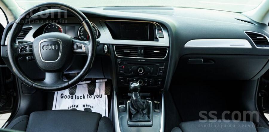 Audi A4 2010 in Riga, with an engine capacity of 2.00 L and mileage of 400 thousand km for 5500 €, photo 7 on AUTOMOTO.COM.LV