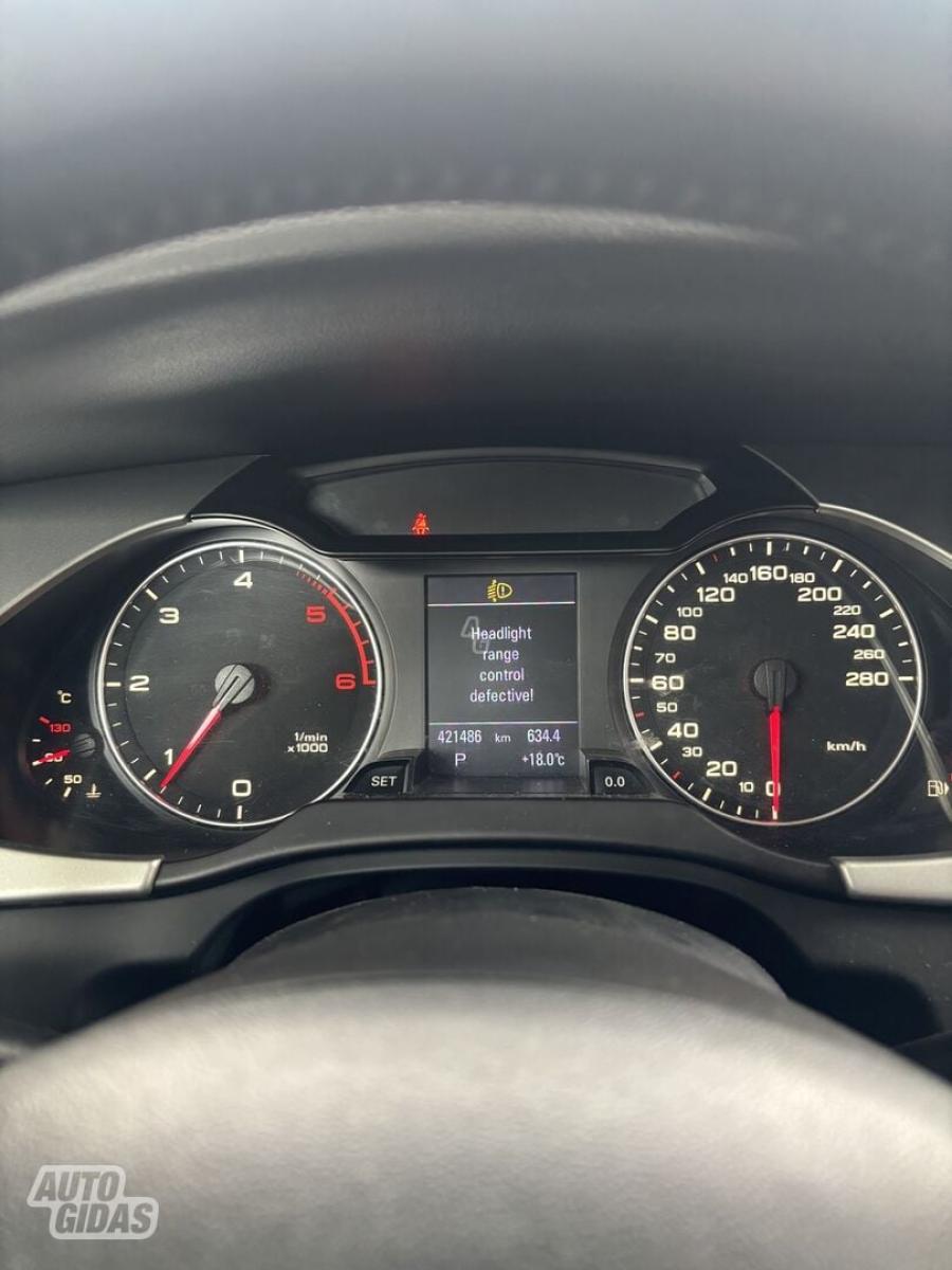 Audi A4 2011 in Klaipeda, with an engine capacity of 2.00 L and mileage of 421 thousand km for 3800 €, photo 7 on AUTOMOTO.COM.LV
