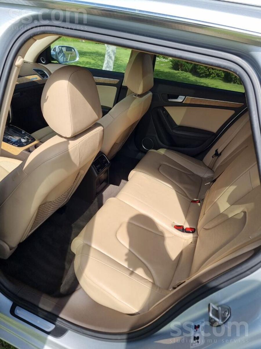 Audi A4 2012 Balvi, ar dzinēja tilpumu 3.00 L un nobraukumu 288 tūkst. km par 9990 €, foto 13 vietnē AUTOMOTO.COM.LV