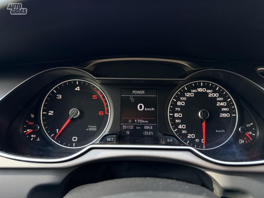 Audi A4 2013 Viļņa, ar dzinēja tilpumu 2.00 L un nobraukumu 252 tūkst. km par 4800 €, foto 14 vietnē AUTOMOTO.COM.LV