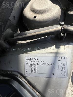 Audi A4 2013 Rīga, ar dzinēja tilpumu 2.00 L un nobraukumu 298 tūkst. km par 7750 €, foto 20 vietnē AUTOMOTO.COM.LV
