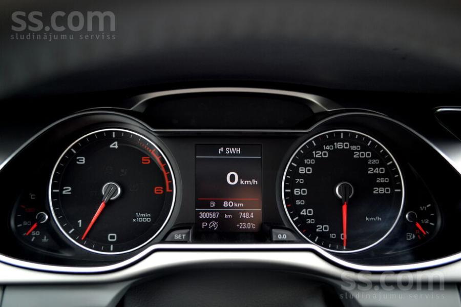 Audi A4 2014 in Tukums, with an engine capacity of 3.00 L and mileage of 301 thousand km for 7690 €, photo 17 on AUTOMOTO.COM.LV