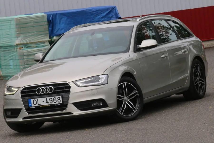 Audi A4 2014 in Riga, with an engine capacity of 2.00 L and mileage of 305 thousand km for 6490 €, photo 1 on AUTOMOTO.COM.LV