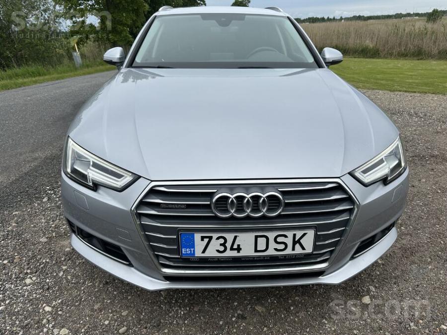 Audi A4 2018 Tallina, ar dzinēja tilpumu 2.00 L un nobraukumu 80 tūkst. km par 18900 €, foto 1 vietnē AUTOMOTO.COM.LV