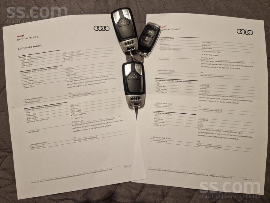 Audi A4 2019 in Riga, with an engine capacity of 2.00 L and mileage of 170 thousand km for 17800 €, photo 20 on AUTOMOTO.COM.LV
