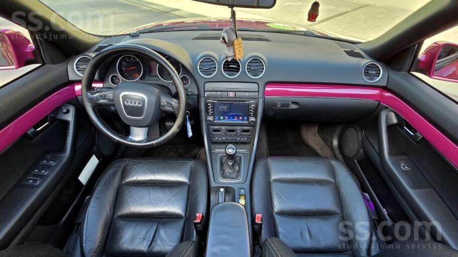 Violet Audi A4 2003 in Riga, with an engine capacity of 2.40 L and mileage of 199 thousand km for 3990 €, photo 12 on AUTOMOTO.COM.LV