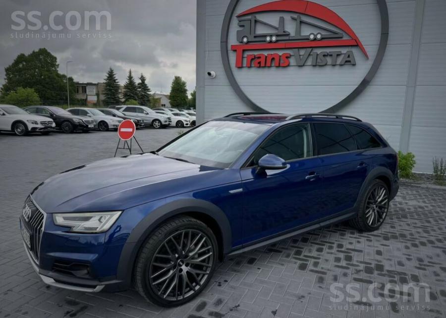 Violet Audi A4 2017 in Vilnius, with an engine capacity of 2.00 L and mileage of 298 thousand km for 16299 €, photo 2 on AUTOMOTO.COM.LV