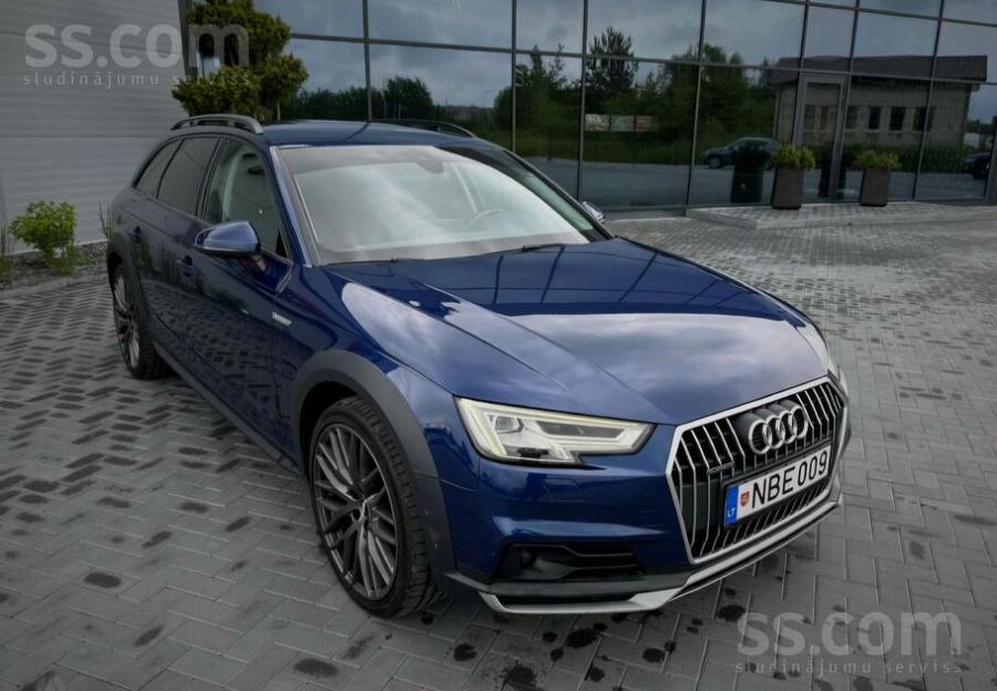Violet Audi A4 2017 in Vilnius, with an engine capacity of 2.00 L and mileage of 298 thousand km for 16299 €, photo 3 on AUTOMOTO.COM.LV