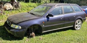 Violet Audi A4 1996 in Cesis, with an engine capacity of 1.90 L and mileage of 369 thousand km for 400 €, photo 5 on AUTOMOTO.COM.LV