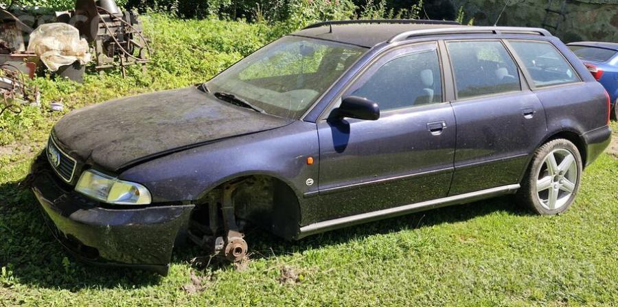 Violet Audi A4 1996 in Cesis, with an engine capacity of 1.90 L and mileage of 369 thousand km for 400 €, photo 5 on AUTOMOTO.COM.LV