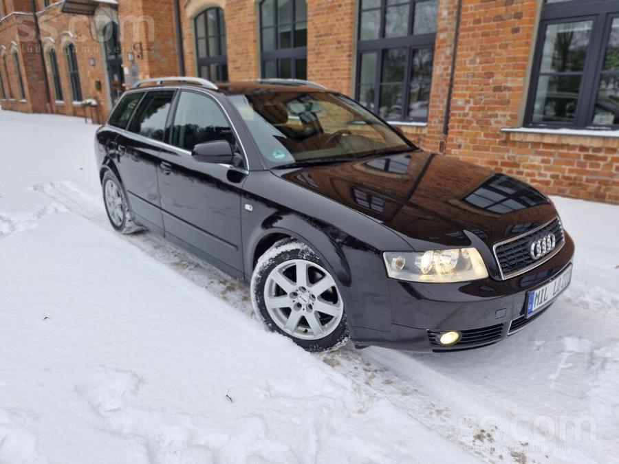 Violet Audi A4 2004 in Riga, with an engine capacity of 1.90 L and mileage of 282 thousand km for 2990 €, photo 1 on AUTOMOTO.COM.LV