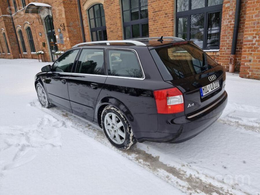 Violet Audi A4 2004 in Riga, with an engine capacity of 1.90 L and mileage of 282 thousand km for 2990 €, photo 7 on AUTOMOTO.COM.LV