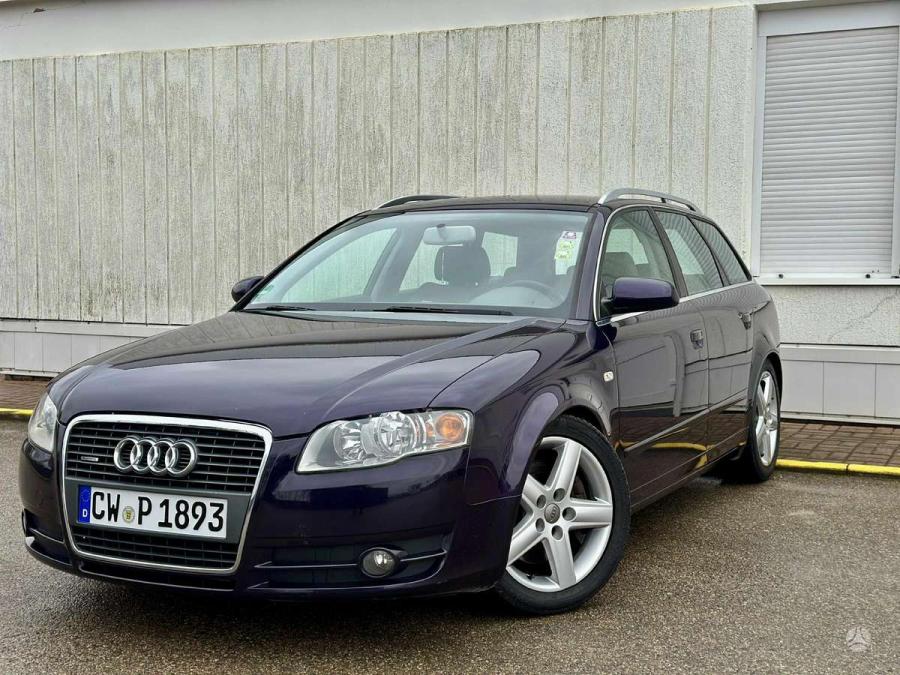 Violet Audi A4 2005 in Ukmerge, with an engine capacity of 3.20 L and mileage of 218 thousand km for 3500 €, photo 2 on AUTOMOTO.COM.LV