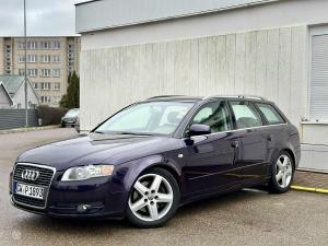 Violet Audi A4 2005 in Ukmerge, with an engine capacity of 3.20 L and mileage of 218 thousand km for 3500 €, photo 3 on AUTOMOTO.COM.LV