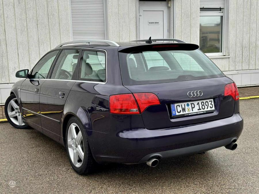 Violet Audi A4 2005 in Ukmerge, with an engine capacity of 3.20 L and mileage of 218 thousand km for 3500 €, photo 6 on AUTOMOTO.COM.LV