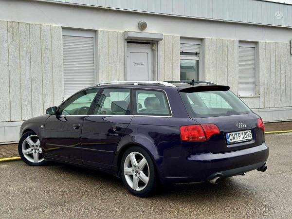 Violet Audi A4 2005 in Ukmerge, with an engine capacity of 3.20 L and mileage of 218 thousand km for 3500 €, photo 7 on AUTOMOTO.COM.LV