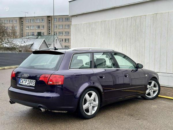 Violet Audi A4 2005 in Ukmerge, with an engine capacity of 3.20 L and mileage of 218 thousand km for 3500 €, photo 9 on AUTOMOTO.COM.LV