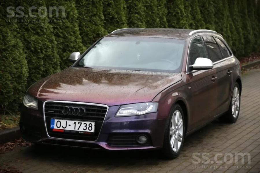Violets Audi A4 2008 Rīga, ar dzinēja tilpumu 2.00 L un nobraukumu 0 tūkst. km par 5495 €, foto 2 vietnē AUTOMOTO.COM.LV