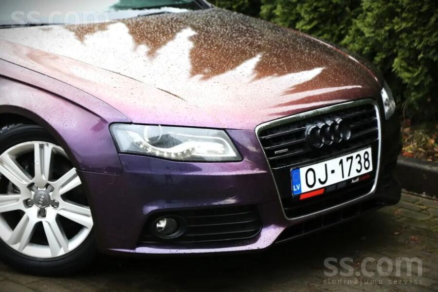 Violets Audi A4 2008 Rīga, ar dzinēja tilpumu 2.00 L un nobraukumu 0 tūkst. km par 5495 €, foto 5 vietnē AUTOMOTO.COM.LV