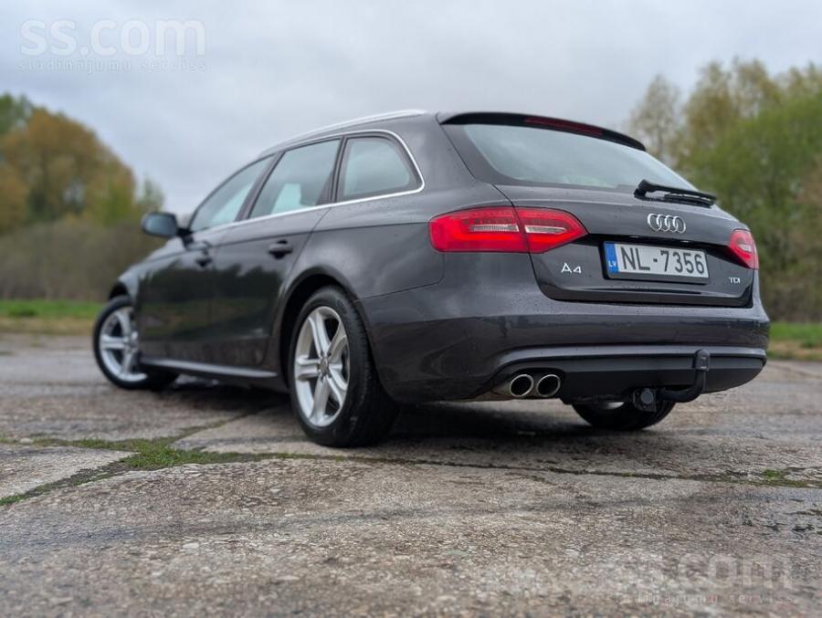 Violet Audi A4 2013 in Riga, with an engine capacity of 2.00 L and mileage of 239 thousand km for 7200 €, photo 7 on AUTOMOTO.COM.LV