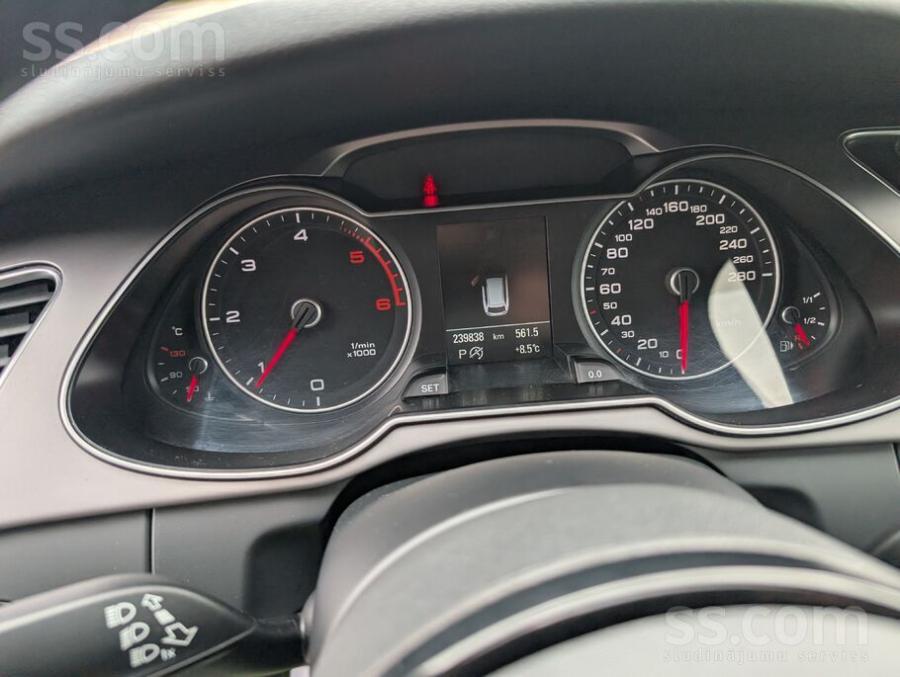 Violet Audi A4 2013 in Riga, with an engine capacity of 2.00 L and mileage of 239 thousand km for 7200 €, photo 23 on AUTOMOTO.COM.LV