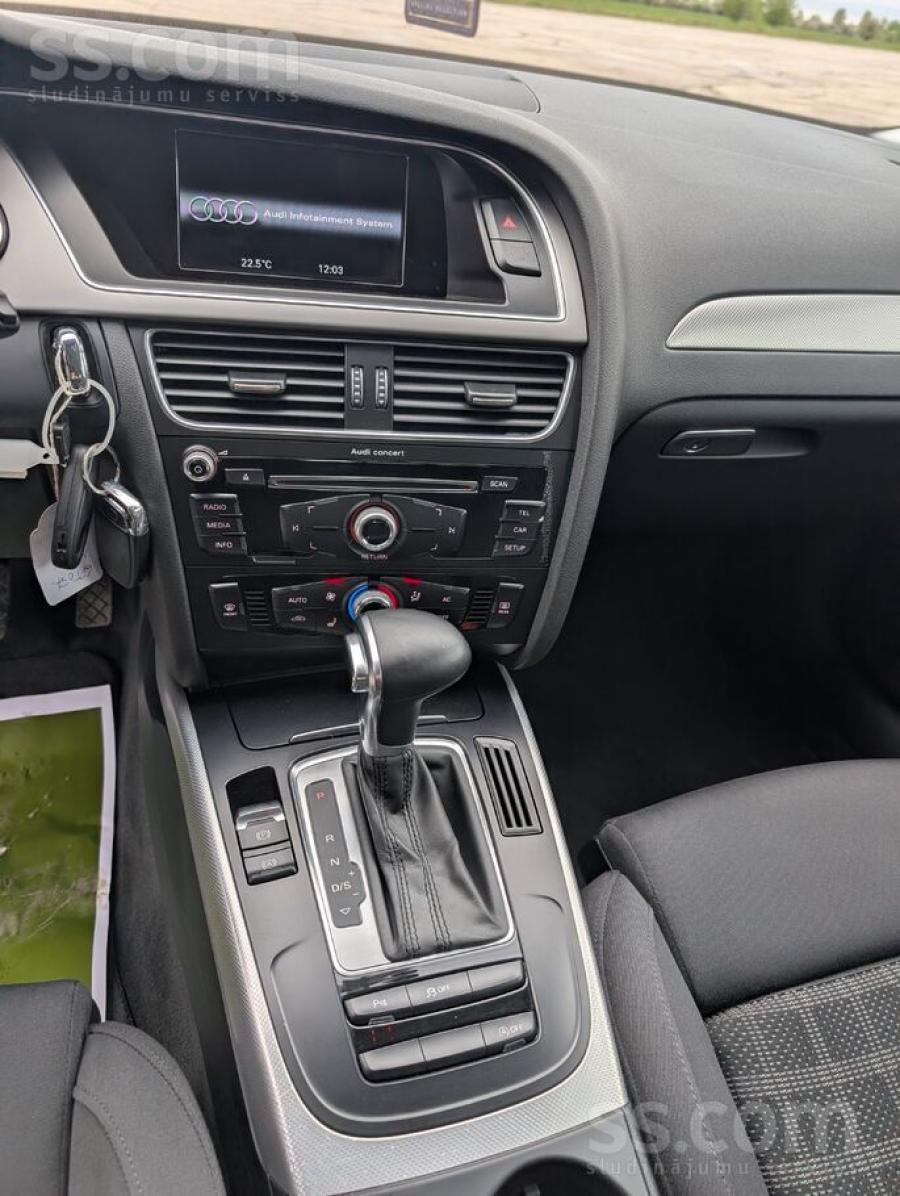 Violet Audi A4 2013 in Riga, with an engine capacity of 2.00 L and mileage of 239 thousand km for 7200 €, photo 25 on AUTOMOTO.COM.LV