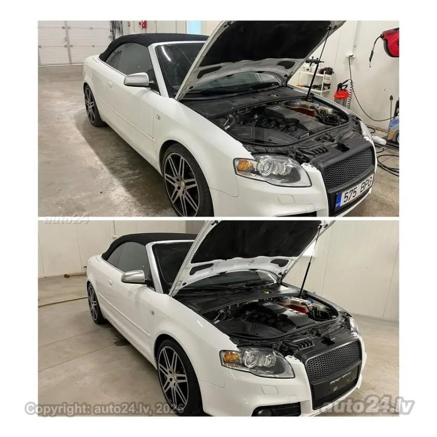 White Audi A4 2008 in Tallinn, with an engine capacity of 2.00 L and mileage of 153 thousand km for 8000 €, photo 12 on AUTOMOTO.COM.LV