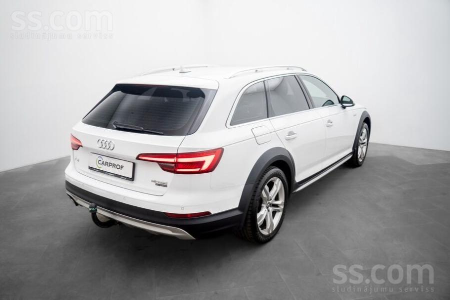 White Audi A4 2017 in Tallinn, with an engine capacity of 2.00 L and mileage of 230 thousand km for 13999 €, photo 6 on AUTOMOTO.COM.LV
