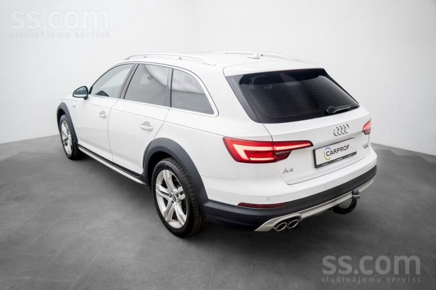 White Audi A4 2017 in Tallinn, with an engine capacity of 2.00 L and mileage of 230 thousand km for 13999 €, photo 8 on AUTOMOTO.COM.LV