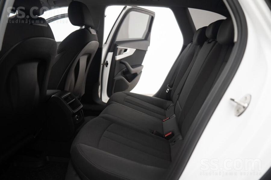 White Audi A4 2017 in Tallinn, with an engine capacity of 2.00 L and mileage of 230 thousand km for 13999 €, photo 11 on AUTOMOTO.COM.LV