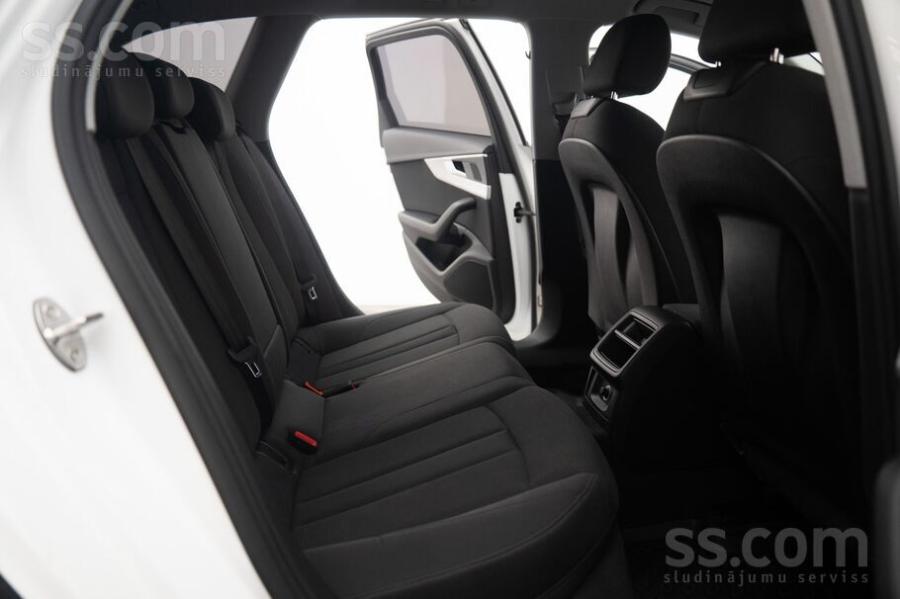 White Audi A4 2017 in Tallinn, with an engine capacity of 2.00 L and mileage of 230 thousand km for 13999 €, photo 12 on AUTOMOTO.COM.LV